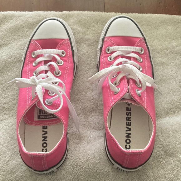 Shoes | Bright Pink Converse Worn 2x | Poshmark